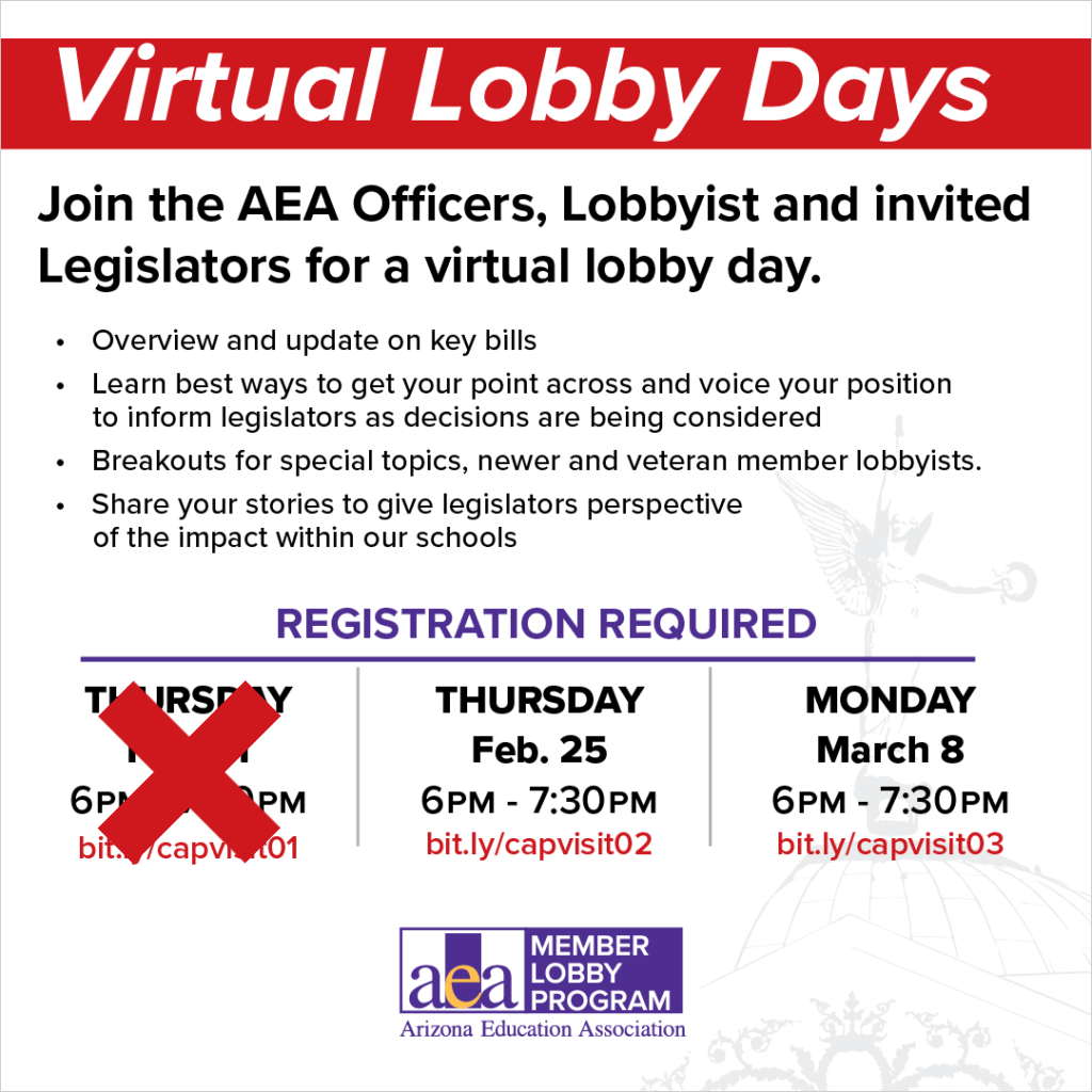 AEA Virtual Lobby Days – Chandler Education Association